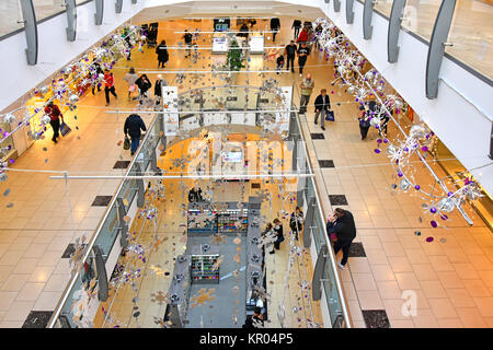 Bird's eye view inside a shopping mall Stock Photo: 215251274 - Alamy