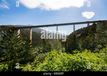 Austria, Brenner, Pass, Europabrücke, Bridge, Tirol, alps, highway ...