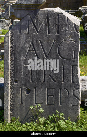 Detail of Ancient Roman Relics in the Forum in Rome Italy Stock Photo ...