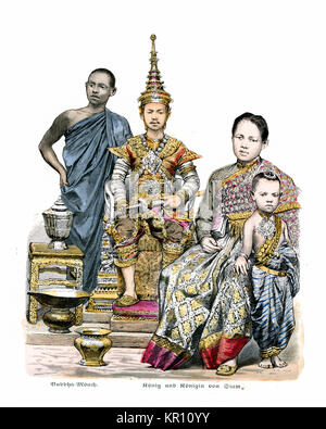 ''The Royal Family of Siam, Siam and the Siamese; The King and Crown ...