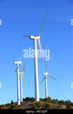 WIND TURBINES IN THE PROVINCE OF NAVARRE - SPAIN Stock Photo - Alamy
