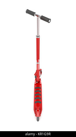 Red kick scooter Stock Photo - Alamy
