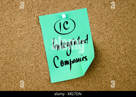 Concept image of Business Acronym IC as Incentive Compensation written ...