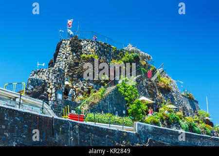 Portugal Madeira Funchal Pontinha island Fort St.Jose Stock Photo ...