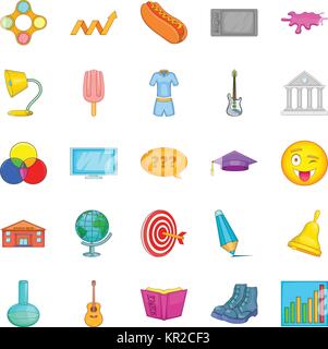 Elite icons set, cartoon style Stock Vector Image & Art - Alamy