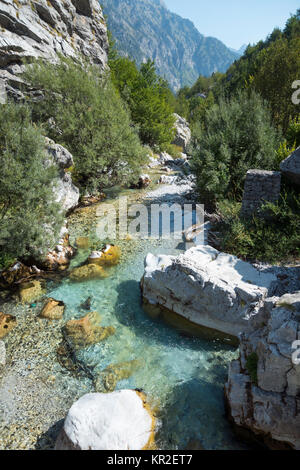 Valbona river valley Stock Photo - Alamy
