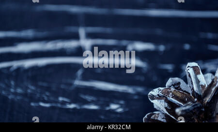 Composition of fir cones on the table Stock Photo - Alamy