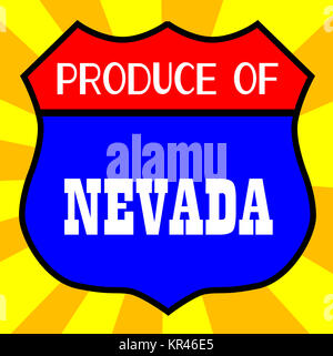 United States Nevada State Highway shield. The sign contains a ...
