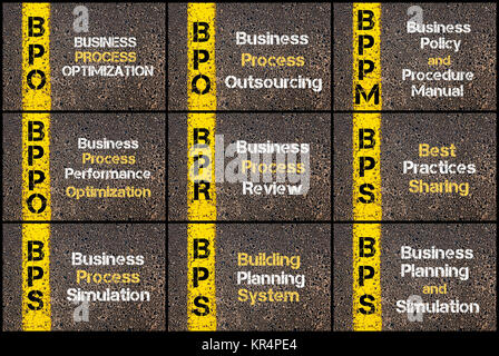 Concept image of Business Acronym BPO Business Process Owner written ...