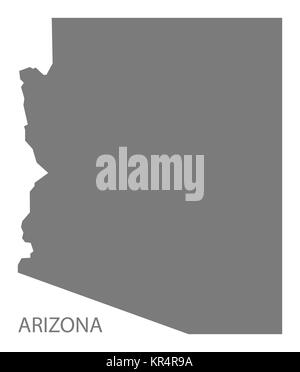 Arizona administrative map. counties map of Arizona with different ...