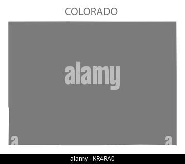 USA Map grey Stock Photo - Alamy