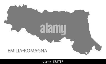 Grey Italy map Stock Photo - Alamy