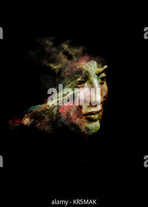 Unfolding of Soul and Mind Stock Photo - Alamy