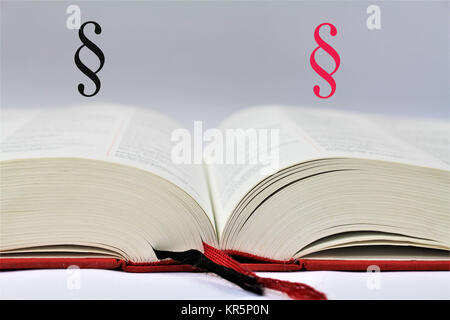 An concept image of a open book with paragraphs Stock Photo - Alamy