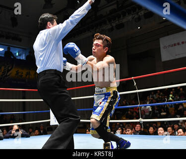 Tokyo, Japan. 11th Dec, 2017. (L-R) Ryuichi Funai, Shota Kawaguchi (JPN ...