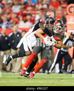 Tampa Bay Buccaneers safety Keanu Neal (22) warms up before an NFL ...