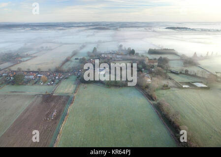 Aerial view of Ripe Village East Sussex, England Stock Photo: 41642948 ...