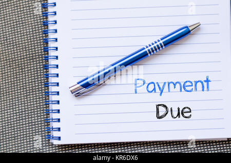 Due Date Deadline Payment Bill Important Notice Concept Stock Photo - Alamy