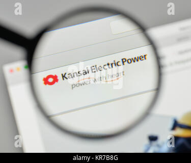 Milan, Italy - November 1, 2017: Kansai Electric Power - Kepco logo on ...