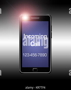 Cell phone functions that support handicapped people. Lights up when ...