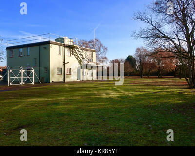 RAF control tower Martlesham Heath, Suffolk. Now in use as a museum and ...