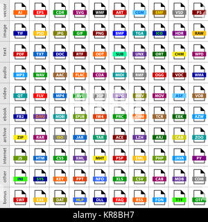 Illustration Type Icon Stock Photo - Alamy