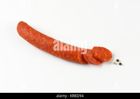 Hungarian Csabai Sausage Stock Photo - Alamy