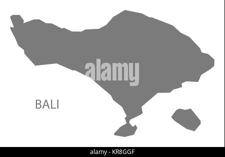Indonesia provinces Map grey Stock Photo - Alamy
