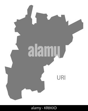 Map of Uri Stock Photo - Alamy