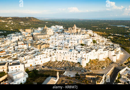 Overview of Ostuni Italy Stock Photo - Alamy
