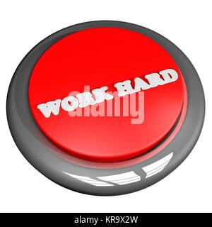 Stay positive button isolated over white Stock Photo - Alamy
