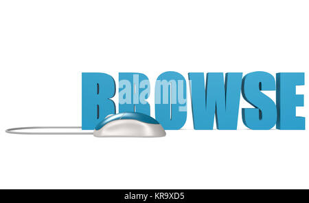 Browse word isolated Stock Photo - Alamy