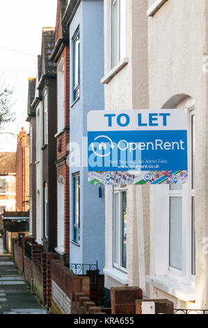 Let By, Letting agents signs, Bromley road, Catford, Borough of ...
