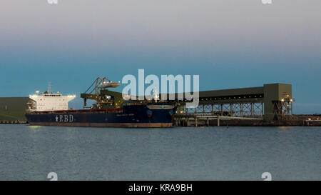 Bulk Handling Port Facility at Geraldton, Western Australia Stock Photo ...