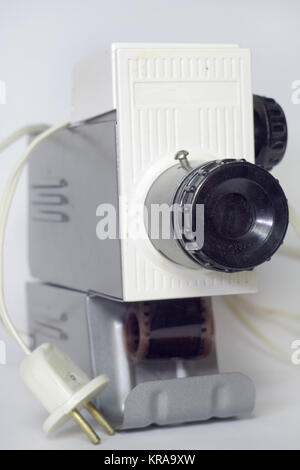 Mechanism of film projector, Front view of an old-fashioned antique ...