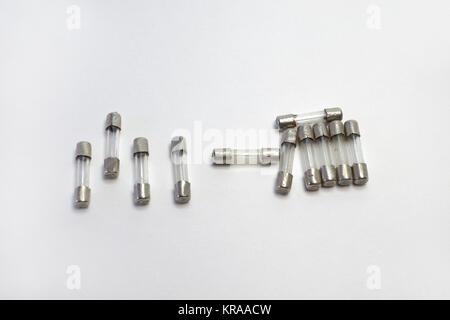 Set of small thermal fuses for inserting into the electronic circuit ...