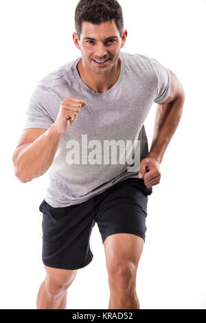 sportsman runner at the start, sports background Stock Photo - Alamy