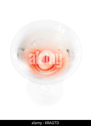 lychee martini cocktail isolated on white background Stock Photo - Alamy
