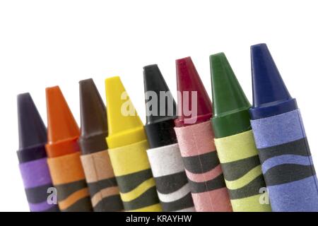 New Wax Crayon close up Stock Photo - Alamy