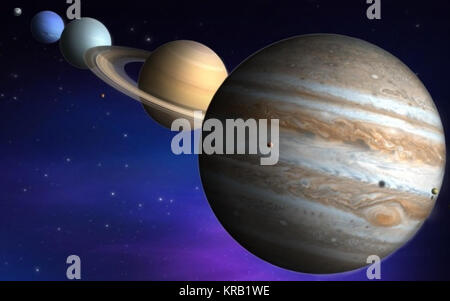 New Frontiers program artwork Stock Photo - Alamy