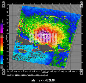 The SeaWinds scatterometer aboard NASA's QuikScat satellite collected ...