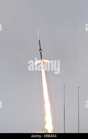 Black Brant 9 sounding rocket at Wallops Flight Facility Stock Photo ...