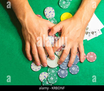 Blackjack table in a casino. Photo Janerik Henriksson / TT code 10010 ...