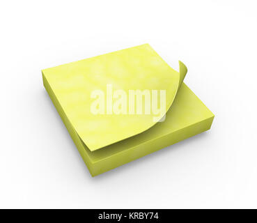 3D render of post-it notes Stock Photo - Alamy