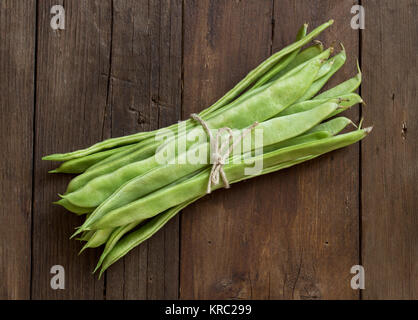 Piattoni green beans Stock Photo - Alamy