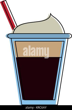 Coffee with chantilly cream Stock Vector Image & Art - Alamy