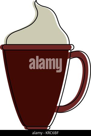 Coffee with chantilly cream Stock Vector Image & Art - Alamy