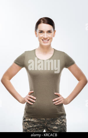 Soldier ready for war combat Stock Photo - Alamy