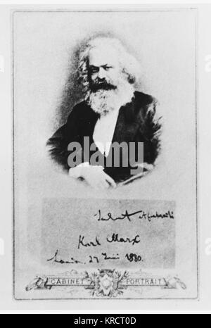 Portrait of Karl Marx Stock Photo - Alamy
