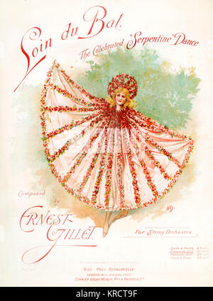 Loie Fuller, (1862-1928), American born dancer who spent most of her ...